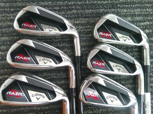 Callaway RAZR X Iron Set 6pcs 5-Pw Flex R Regular RAZR X Series60i | eBay