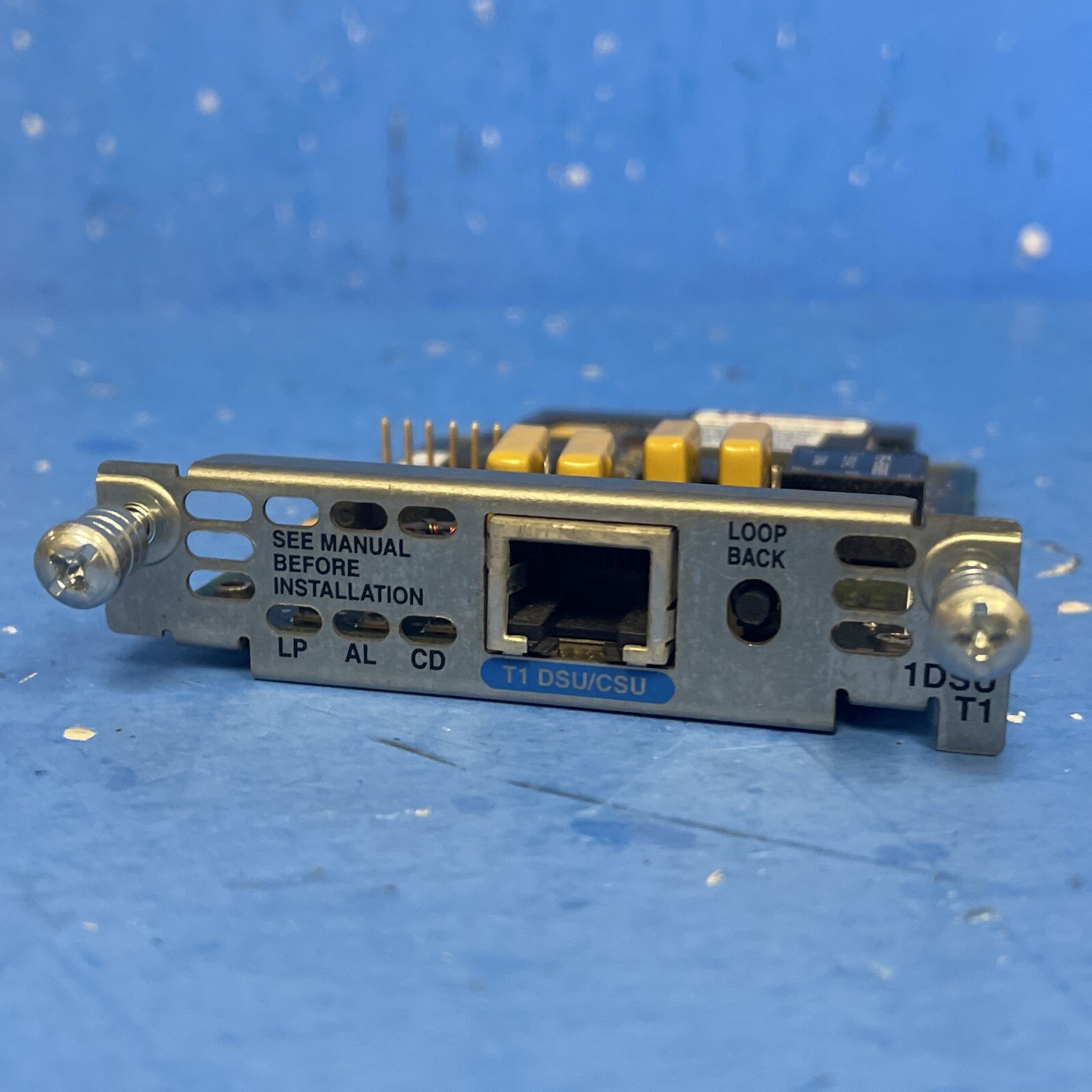 Cisco WIC-1DSU-T1 1-Port T1/Fractional T1 DSU/CSU WAN I/F Card: 2600 ...