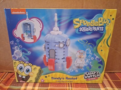 SpongeBob SquarePants Sandy's Rocket Snap & Switch Construction Set 95 ...
