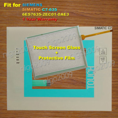 for SIEMENS C7-635 6ES7635-2EC01-0AE3 Touch Screen Glass + Protective ...