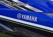 Pair Yamaha fender decals graphics VX110 VX 110 x 2 deluxe cruiser GP ...