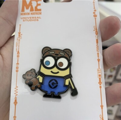 NEW BJ Universal Studios Despicable Me Minions Bob With Tim Bear Pin | eBay