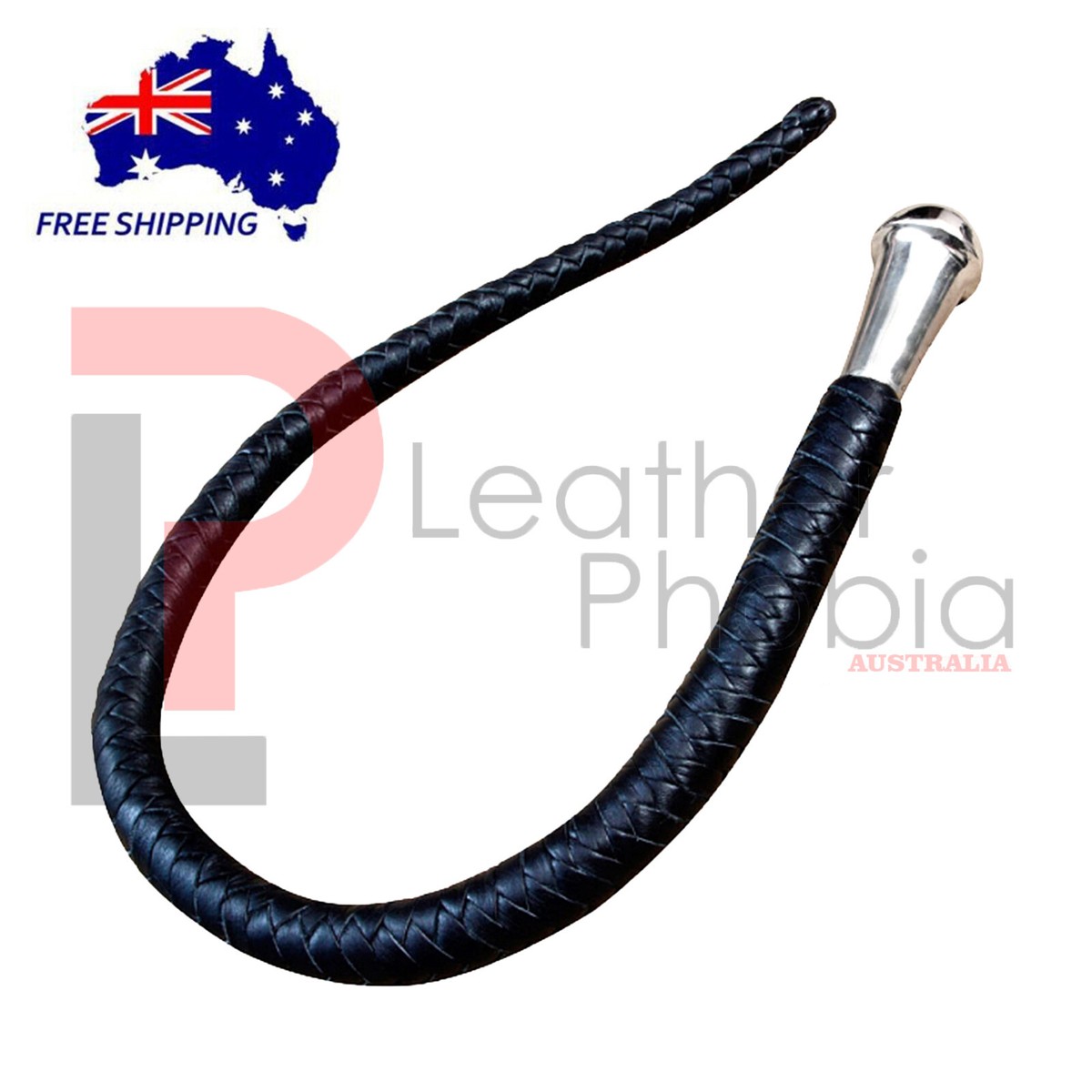 Bull Whip 4ft 4ft Leather Bullwhip - Handmade Cowhide Flogging Whip ...
