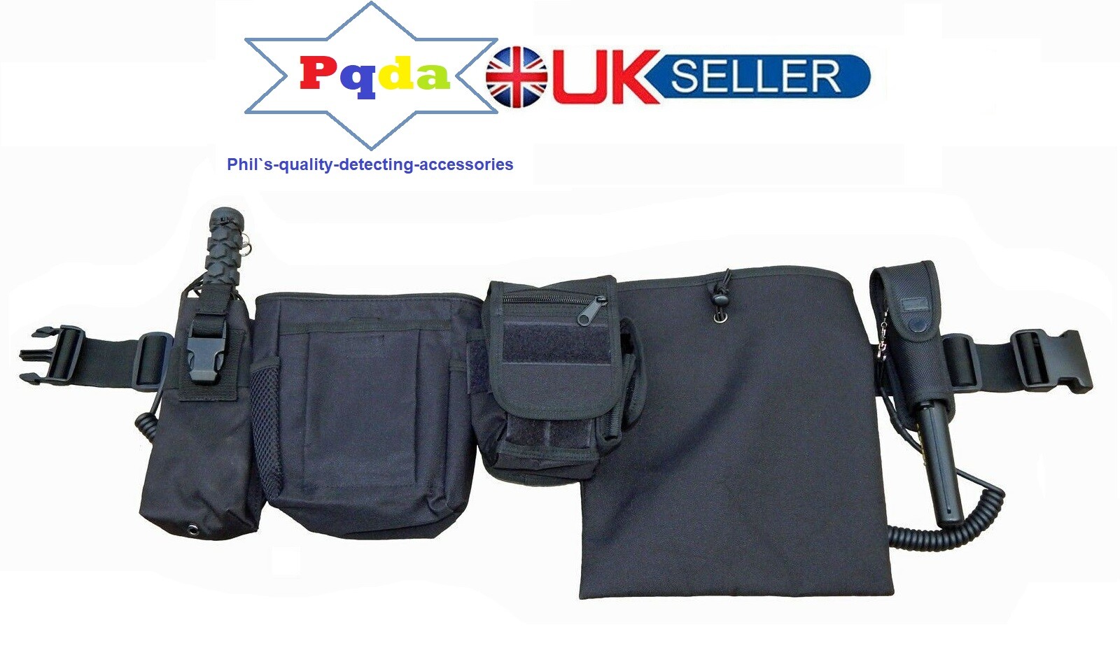 Metal Detecting Finds Bag/Pouch, Ultimate 8 x Piece Accessory Molle ...