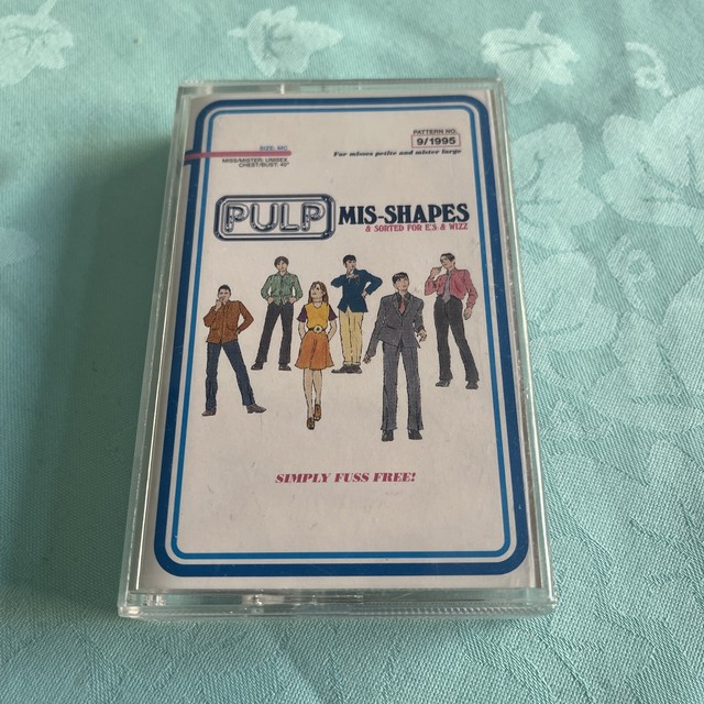 Pulp Mis Shapes Cassette UK Island 1995 2 Track B/w Sorted for E's and ...