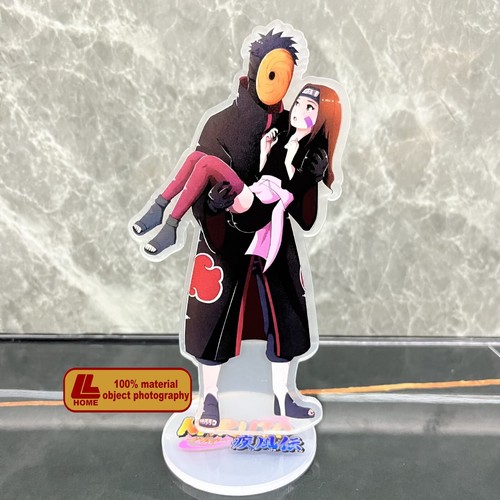 Anime Ninja Nohara Rin Obito Tobi Stand Acrylic action Figure Gift Desk ...