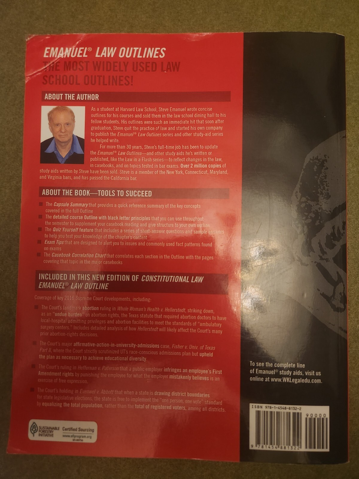 Emanuel Law Outlines Ser.: Constitutional Law by Steven L. Emanuel ...