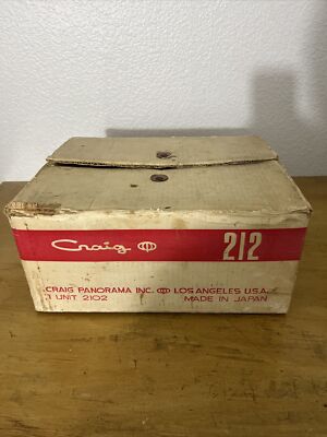 Vintage Craig 212 Reel to Reel Tape Recorder Battery Box Only | eBay