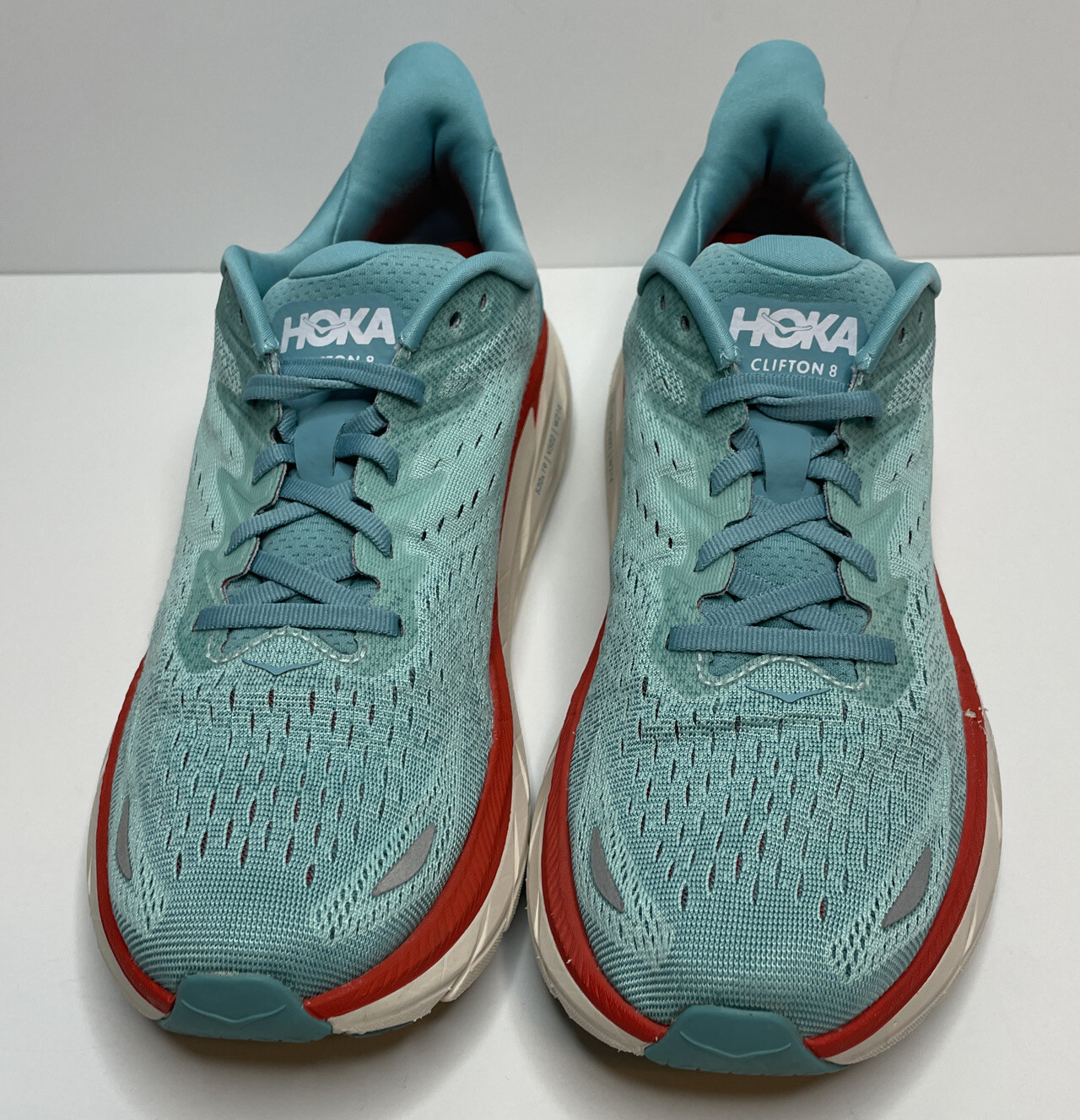 Hoka One One Womens Clifton 9 B Teal Running Shoe Gre… - Gem