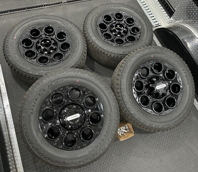 2024 Ford F-350 20" Lariat Black OEM Wheels Rims Tires Platinum F-250 ...