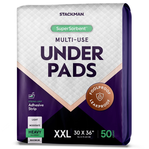 XXL Bed Pads 5-Layer Disposable 30x36 Chucks Pee Pads - Incontinence ...