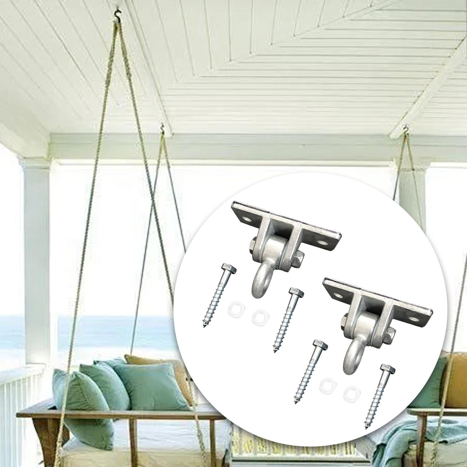 2x Swing Hangers Screws Bolts Swing Set Hangers for Patio Playground | eBay