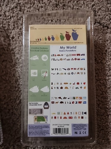 PROVO CRAFT Cricut Cartridge My World STILL SEALED! 93573803970| eBay