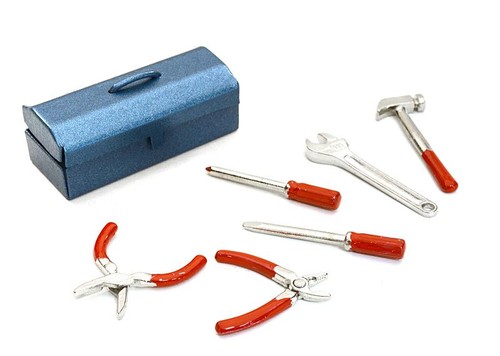 Realistic Scale Model Tools & Tool Box 1/10 Size | eBay
