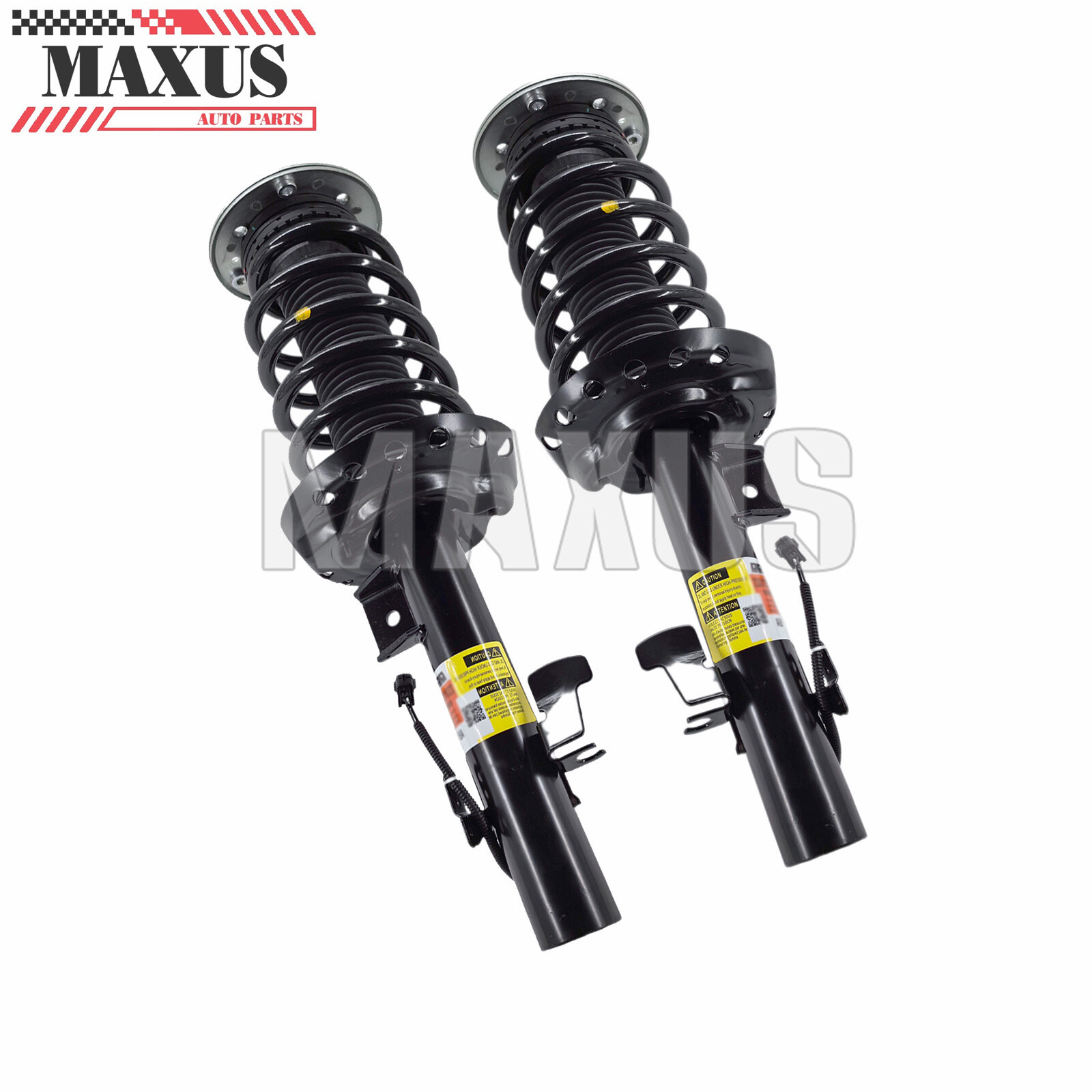 Pair Front Shock Struts Spring Magnetic For Land Rover Range Rover ...