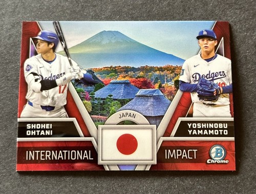 2024 Bowman Chrome International Impact Shohei Ohtani Yoshinobu Yamamoto Dodgers | eBay