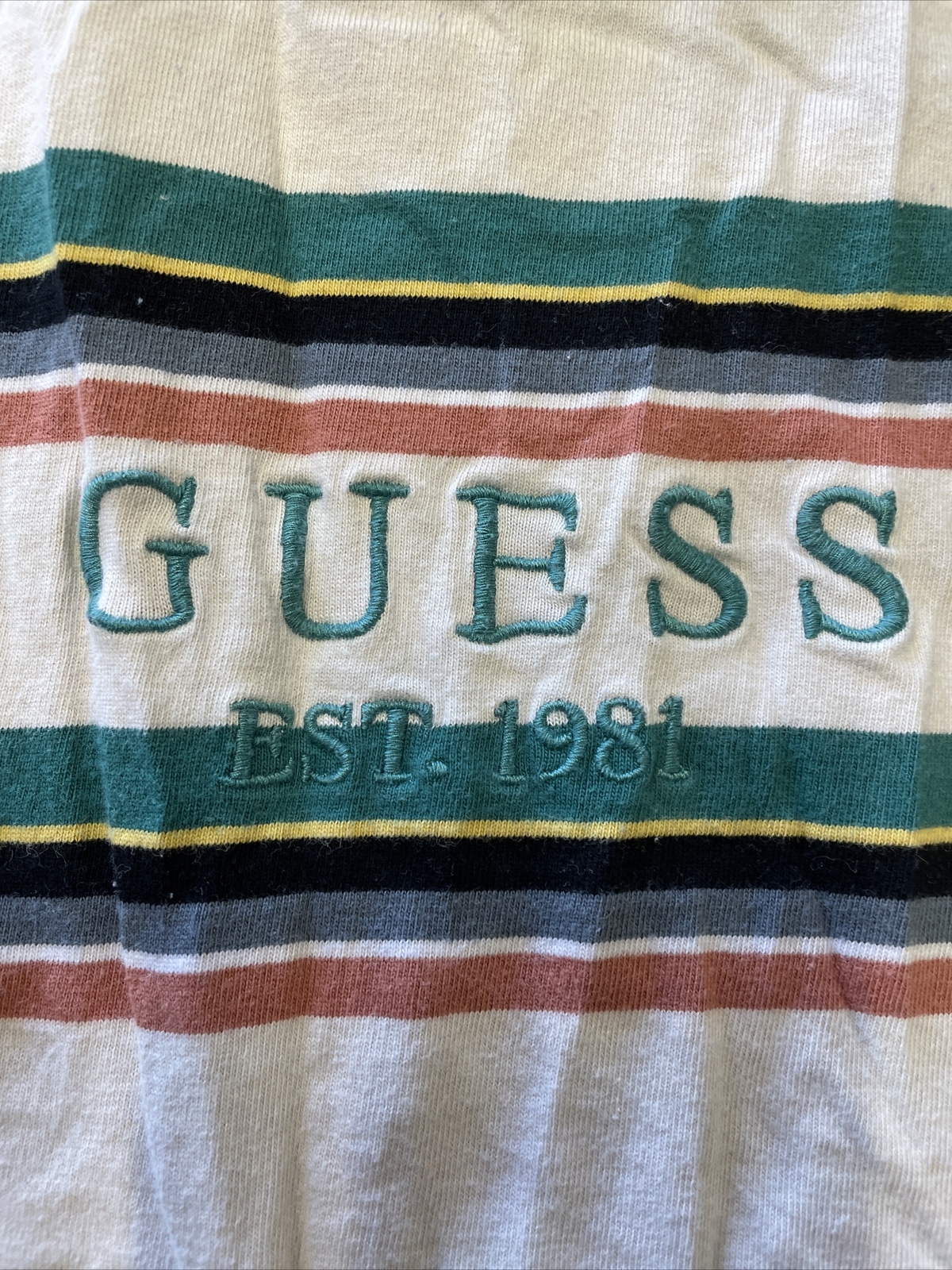 Vintage Guess Originals Los Angeles Embroidered Stri… - Gem