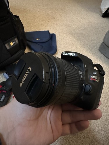 Canon EOS Rebel SL1 18.0MP Digital SLR Camera - Black (Kit with 18-55mm ...