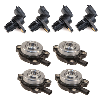 4 x Camshaft Timing Solenoids Magnets + Cam Position Sensors Kit for ...