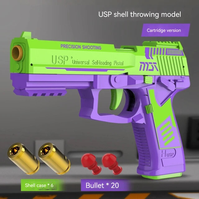 M1911 Multi Color Desert Eagle Toy Blast Shell Ejected Soft Manual with ...