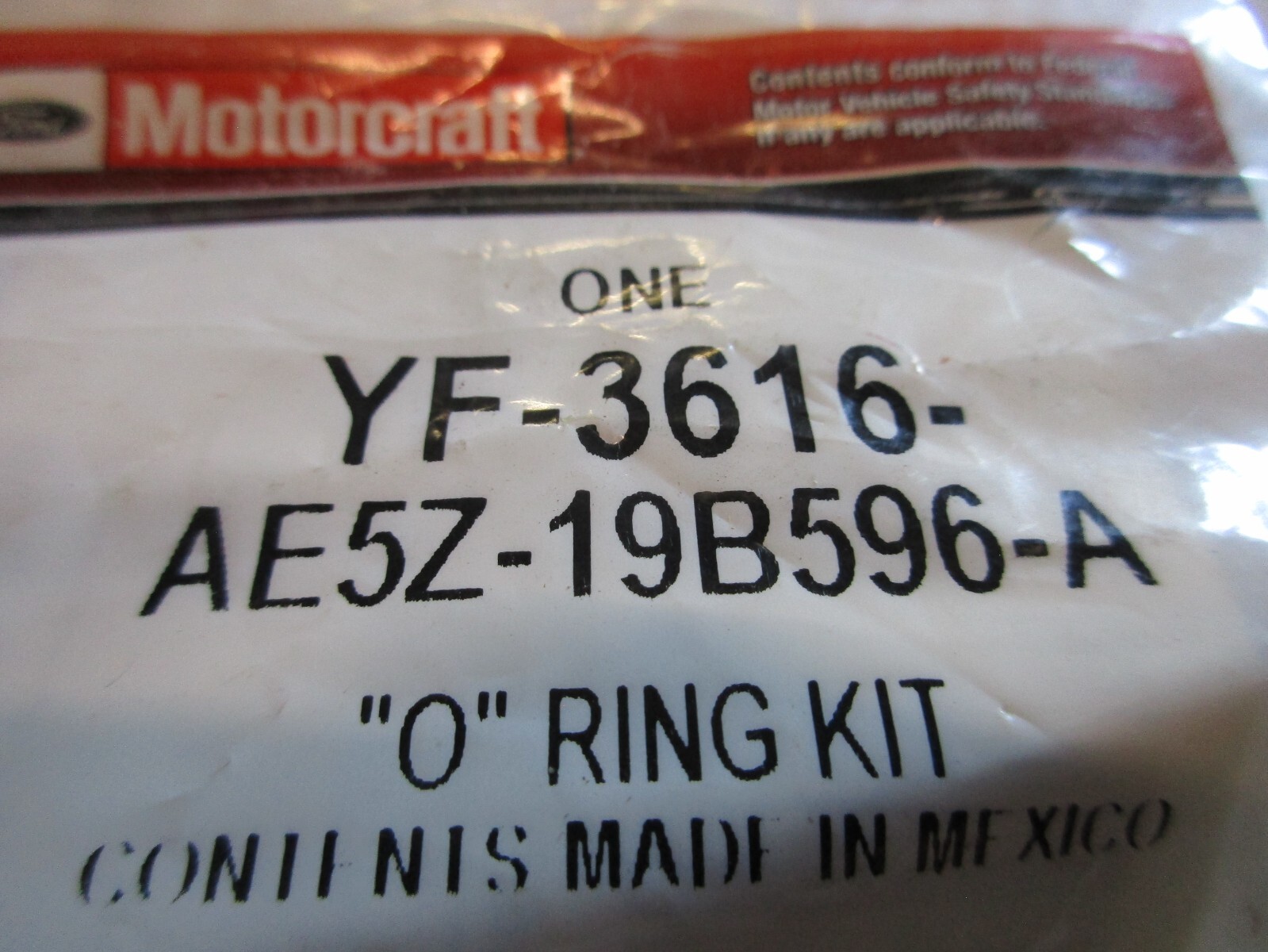FORD MOTORCRAFT AE5Z-19B596-A EVAPORATOR TUBE SEAL YF-3616 | eBay