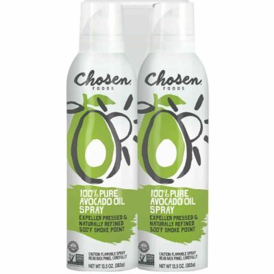 2 Pk Chosen Foods 100% Pure Avocado Oil Spray, Cooking, Dressing, 13.5 ...