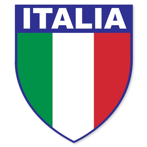 ITALY BADGE- FLAG COOL SELF ADHESIVE STICKERS CAR VAN TRUCK | eBay