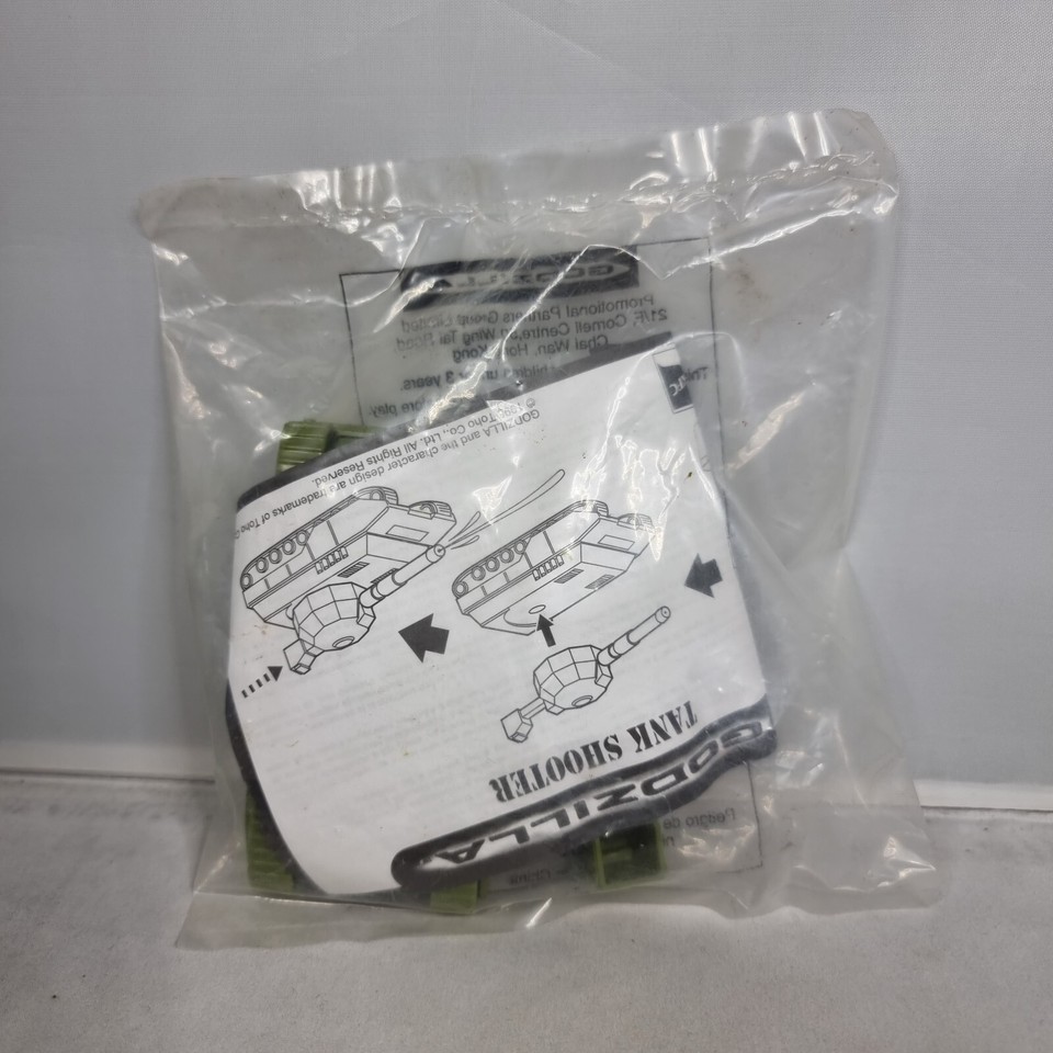 BNIP 1998 KFC Toho Godzilla - Tank Shooter - Action Figure Kids Meal ...