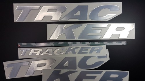 Tracker boat Emblems 40" chrome + FREE FAST delivery DHL express ...