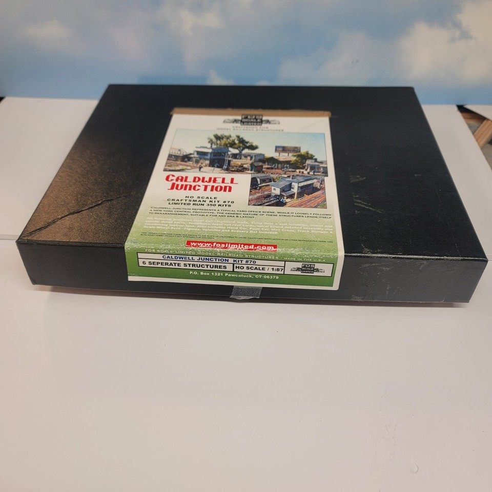 HO Scale - FOS Scale Limited Caldwell Junction Building Structure Kit ...