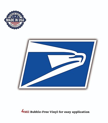 USPS MAIL POSTAL SERVICES VINYL DECAL STICKER CAR BUMPER 4M BUBBLE FREE ...