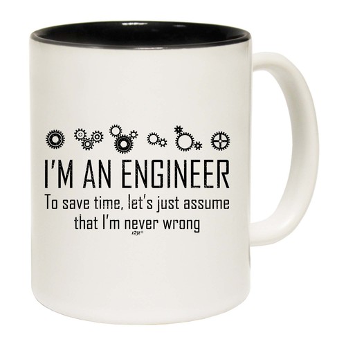 Im An Engineer To Save Time GIFT BOXED Funny Mugs Novelty Coffee Mug ...