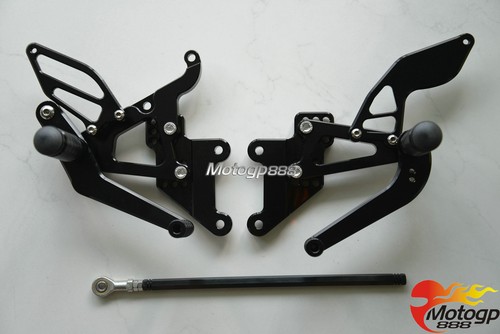 CNC Adjustable Rearset Foot pegs Rear set For Yamaha YZF R6 03-05 ...