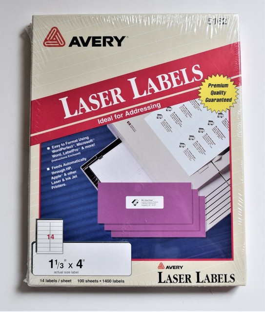 Avery 5162 Easy Peel Mailing Address Labels Laser 1 1 3 X 4 White 1400 Avery 5162 Easy Peel Mailing Address Labels Laser 1 1 3 X 4 White 1400