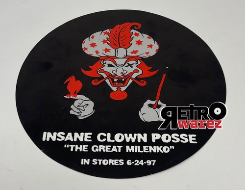 Insane Clown Posse - The Great Milenko 9” Promo Sticker HOLLYWOOD ...