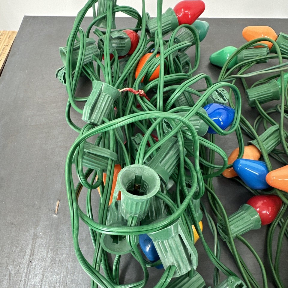 Vintage Light Strand Christmas Lights Multi Color 3 Sets See ...