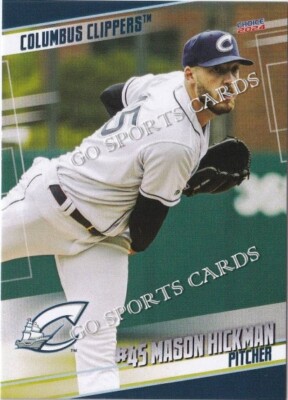 2024 Columbus Clippers Mason Hickman RC Rookie Card Guardians Minor ...