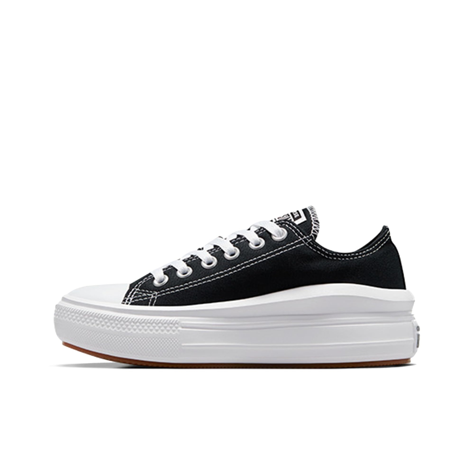 Converse Women's Chuck Taylor All Star Move Lo Platform Black/White ...