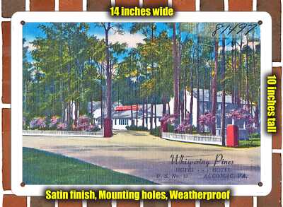 Metal Sign - Virginia Postcard - Whispering Pines Hotel and Cottages, U ...
