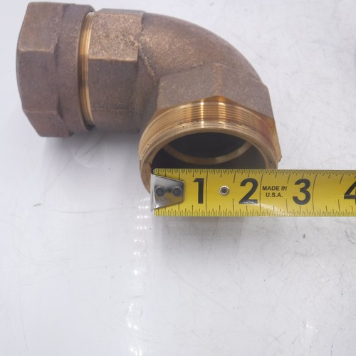 Mueller 2" Brass Compression 90° Elbow Fitting HM/JJ H-15526N 2" | eBay