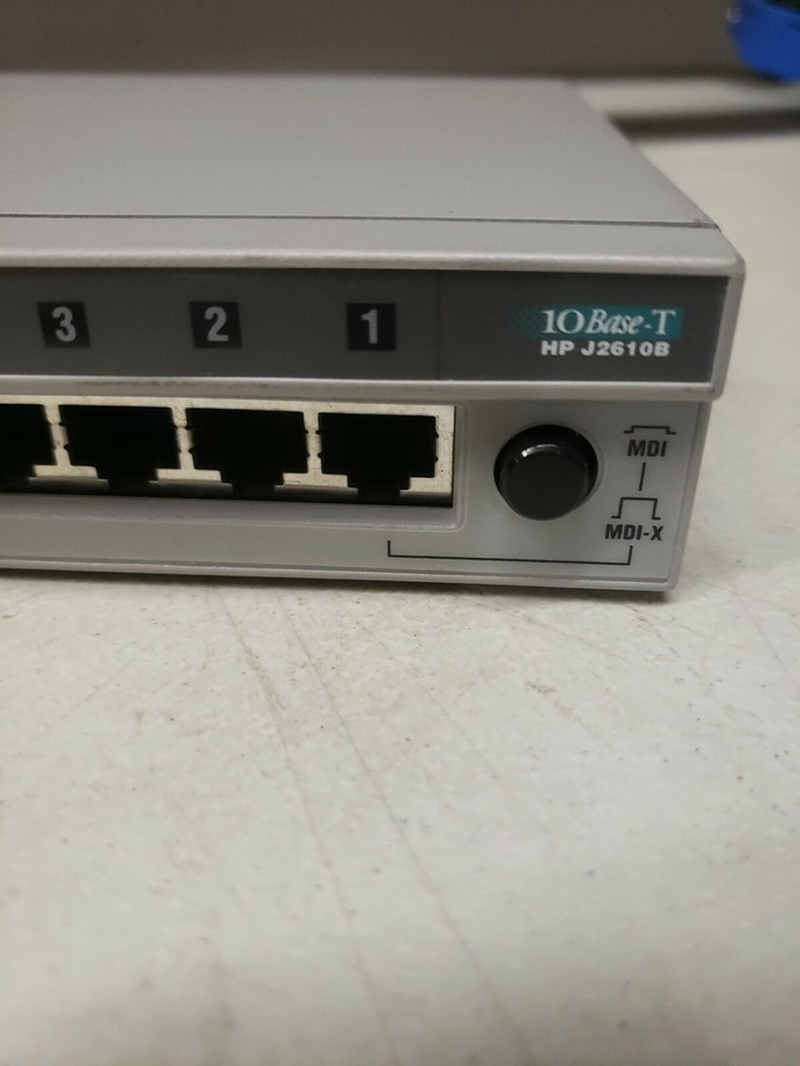 HP Hewlett Packard AdvanceStack Hub-8U 8-Port 10 Base-T J2610B External ...