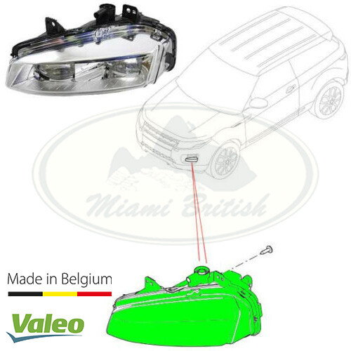 LAND ROVER FOG LAMP LEFT RANGE EVOQUE LR026090 VALEO | eBay