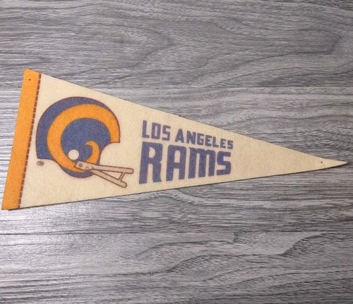 Los Angeles Rams Vintage 1980's 9-Inch Felt Football Mini-Pennant | eBay