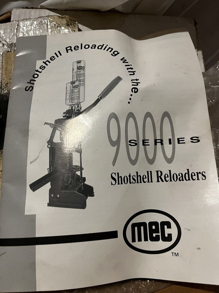 MEC 9000 SERIES 12ga PROGRESSIVE SHOTSHELL RELOADING PRESS MODEL 9000 ...