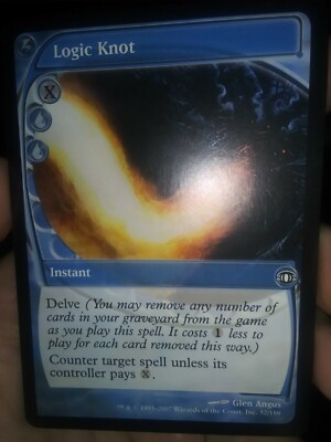 Logic Knot Future Sight LP/NP Blue Common MAGIC THE GATHERING MTG CARD ...
