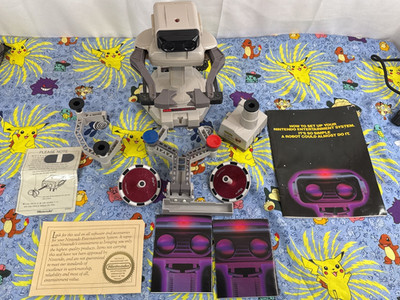 NES Nintendo R.O.B. Rob the Robot In Original Box And Styrofoam. Good ...