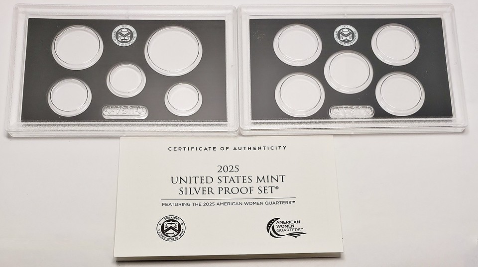 2025 *SILVER* Proof Set Box and Lenses ONLY | eBay