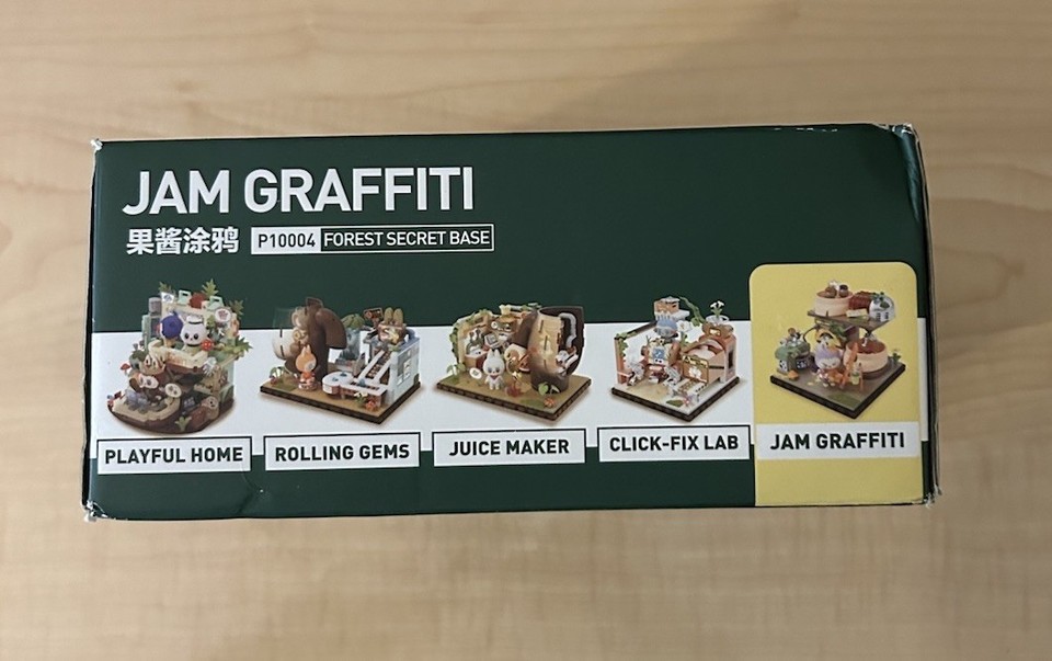 POP MART The Monsters LABUBU Forest Secret Base Series JAM Graffiti ...