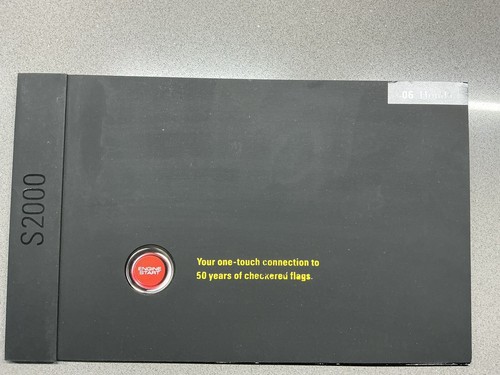 2006 Honda S2000 Roadster 36-page Original Car Sales Brochure Catalog ...