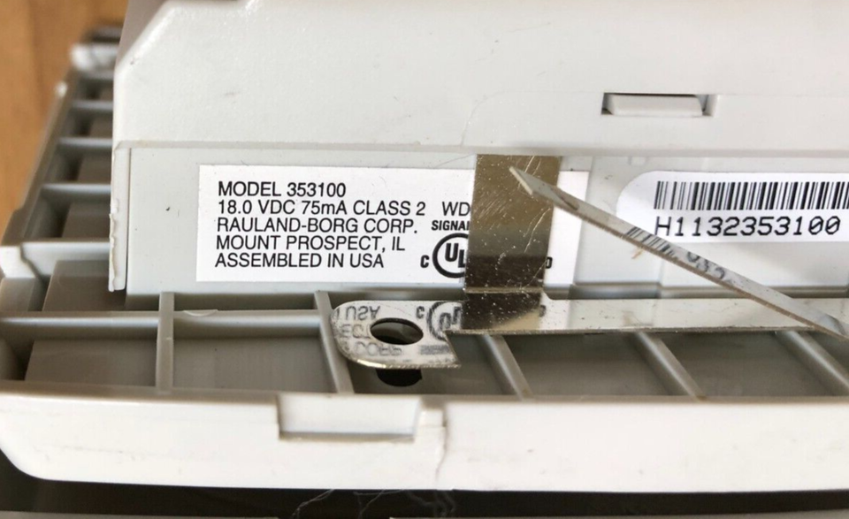 Rauland Responder 5 Duty Station Model 353100 | eBay